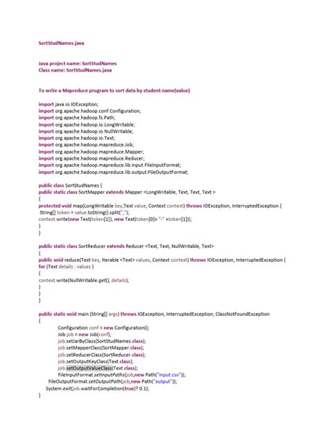 hadoop sorting pdf