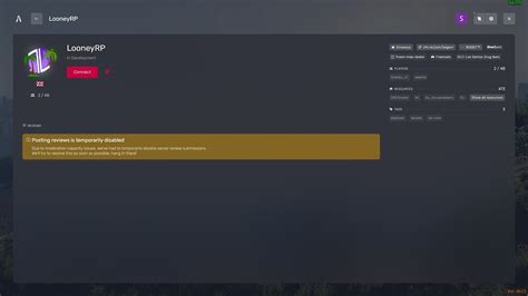 Server Review Temporarily Disabled Server Discussion Cfxre Community