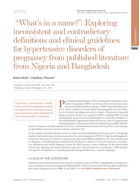 Pdf “whats In A Name” Exploring Inconsistent And Contradictory