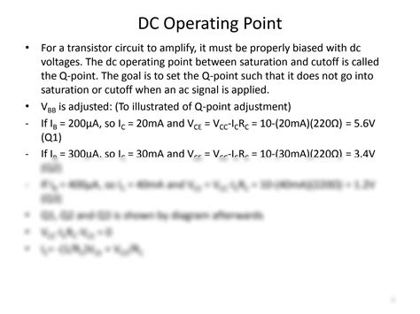 SOLUTION Transistor Bias Circuits Analog Electronics Studypool