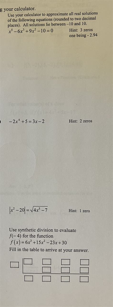 Solved G Your Calculator Use Your Calculator To Approximate Chegg