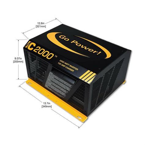 Go Power Gp Ic 2000 12 Pkg 2000w Pure Sine Wave Invertercharger
