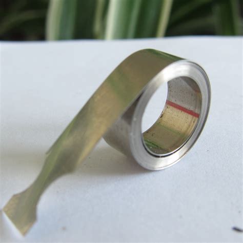 Constant Force Power Spring For Display Shelf Pusher Spring And Power Spring