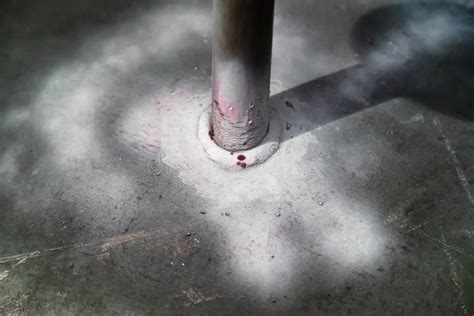 Capillary Method For Quality Control Of Welded Joints Stock Photo