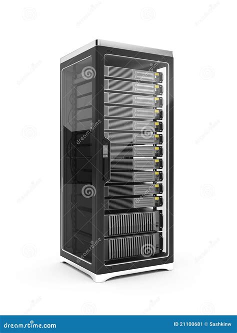 Server Rack Stock Illustration Illustration Of Commerce 21100681