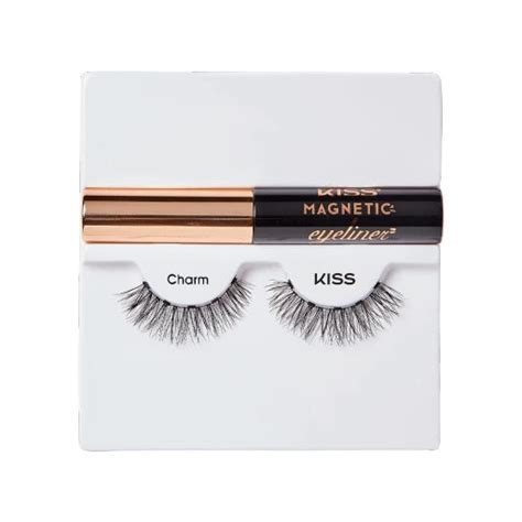 Kiss Magnetic Lash False Eyelashes Kit Charm & Eyeliner – Beauty Outlet