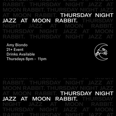 Jazz At Moon Rabbit Feat Amy Biondo Chasing Rabbits