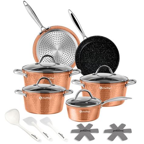 Scheffler Topf Set 15 Teilig Topfset Induktion Töpfe Mit Glasdeckel