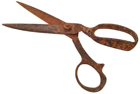 Rusty Scissors Isolated 31097959 Png