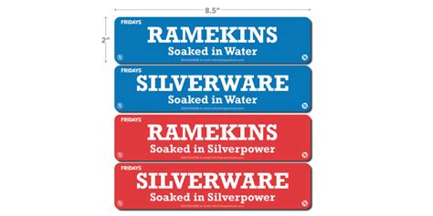Tgi Fridays Cleaning Chart Decals Alco Products