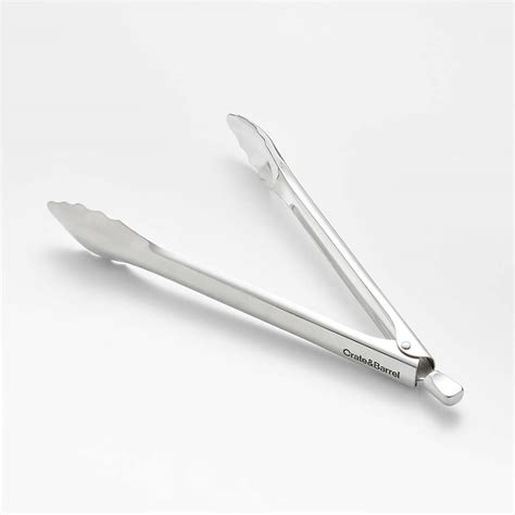 Crate And Barrel 12 Stainless Steel Tongs Crate And Barrel