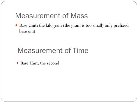 PPT The SI System PowerPoint Presentation Free Download ID 6486864