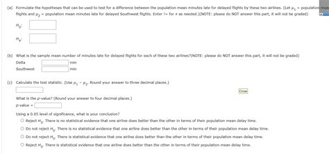 Solved A Formulate The Hypotheses That Can Be Used To Test