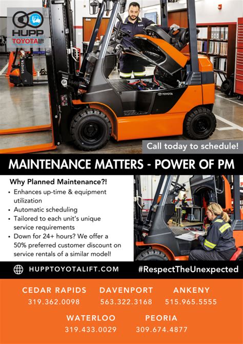 Special Offers Industrial Lifts Hupp Toyota Lift Midwest Iowa