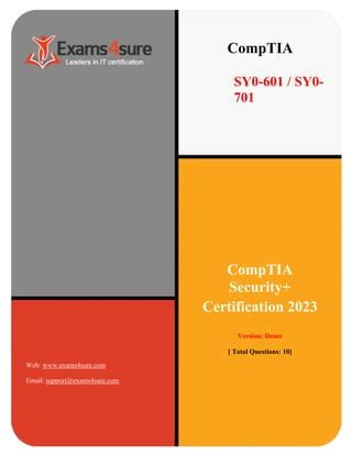 SY0 701 PrepKit Exam Dumps PDF