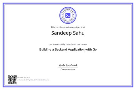 sandeep sahu on linkedin course certification