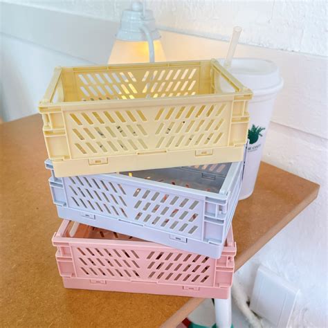 롤리포니 접이식 미니폴딩박스 미니소품정리박스 위시버킷