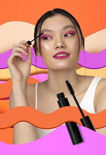 Premium Photo Medium Shot Young Woman Wearing Makeup