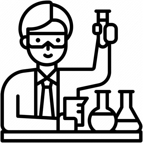 Education Knowledge Learn Reseacher Research Chemistry Icon