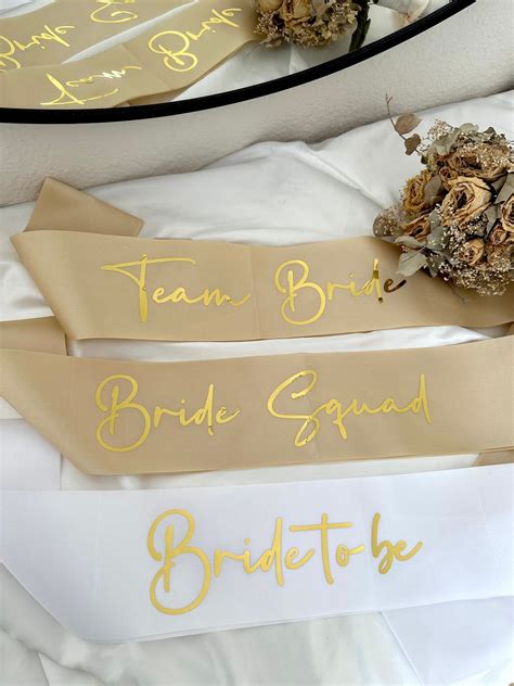 Thebridesboxx Jga Sashes Bride To Be Bride Squad Team Bride Bridesmaids