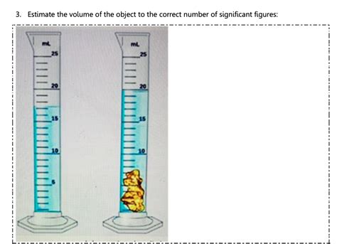 Solved Estimate The Volume Of The Object To The Correct Chegg Com