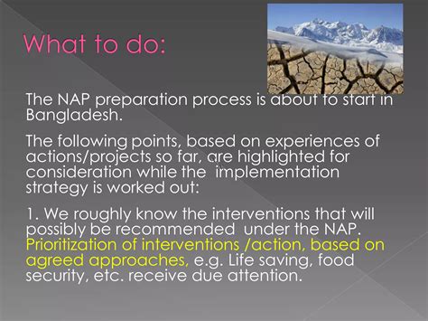 Bangladesh Developing National Adaptation Implementation Strategy Pdf