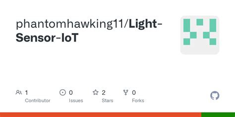 Github Phantomhawking11light Sensor Iot