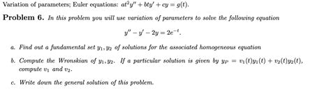 Solved Problem 6 In This Problem You Will Use Variation Of Chegg Com