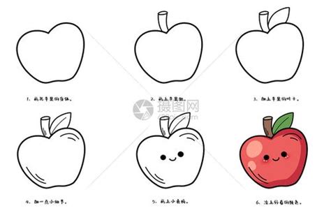 多个苹果简笔画 天马图吧