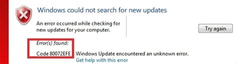 Como Corrigir O Erro 80072efe Do Windows Update