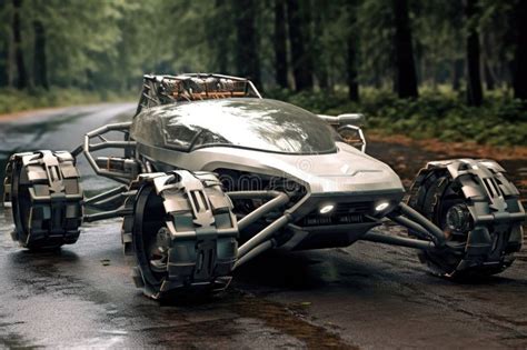 innovative modular car design with robotic arms stock illustration illustration of technology