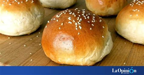 Pan de hamburguesa casero receta sencilla y bien económica La Opinón