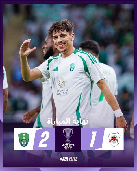قناة الشارقة الرياضية الأهلي السعودي يحصد العلامة الكاملة بعد تخطيه