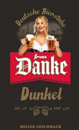 Пиво Frau Danke Dunkel от пивоварни Белый Кремль. Описание, отзывы ...