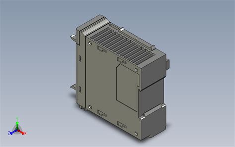 中大型plc 连接器kv U7系列step模型图纸下载 懒石网