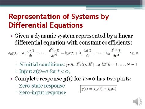 Signals And Systems Chapter 2 Continuoustime Systems Prof