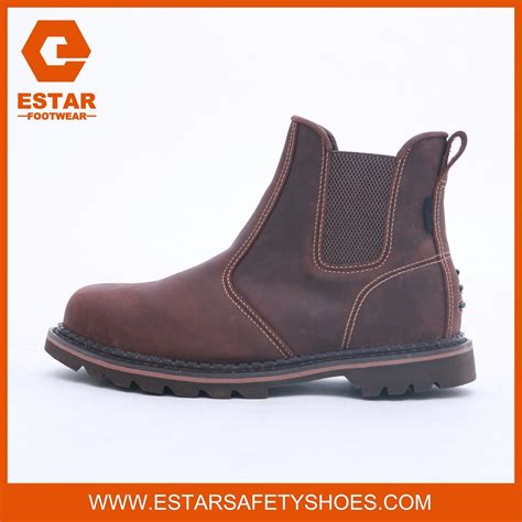 Goodyear Welt Men Leather Winter Work Safety Shoes Outdoor Industrial