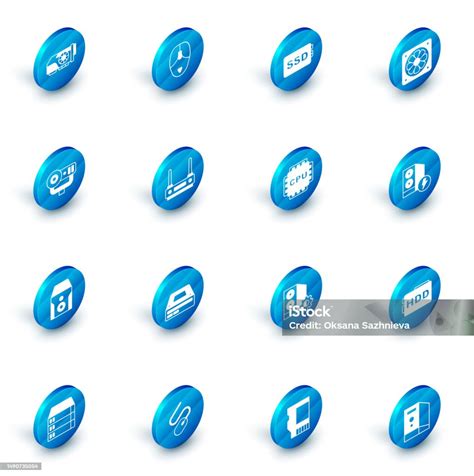 Set Computer Mouse Ssd Card Cooler Web Camera Uninterruptible Power Supply Router And Wifi