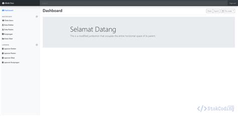 sistem informasi klinik berbasis web codeigniter