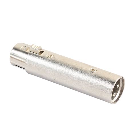 2x Xlr 3pin Male To Female Phase Reversal Adapter Plug Socket Cable