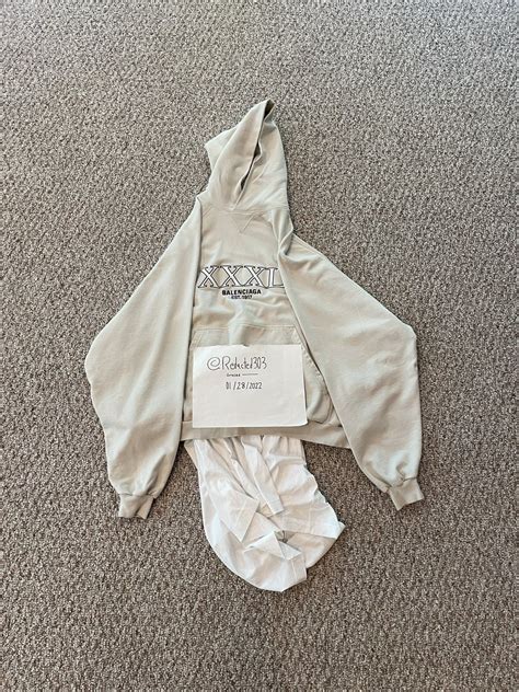 Balenciaga Balenciaga Xxxl Oversized Layer Hoodie Grailed