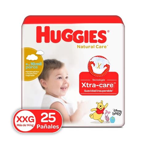 Huggies Pañal Natural Care Pañal Talla Xxg X 25 Unidades Farmadon