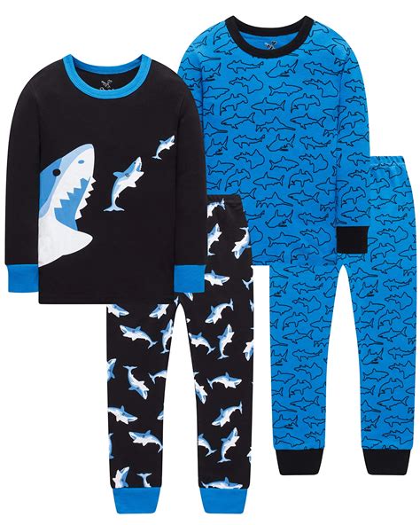 لباس خواب برای پسران دختران در دایناسورهای تاریک لباس خواب کریسمس لباس