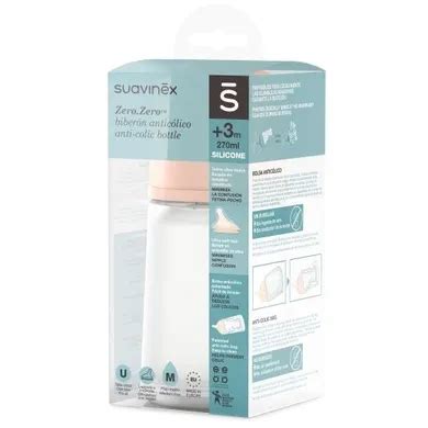 Suavinex Zero Zero Biberon Tetina Din Silicon Debit Mediu