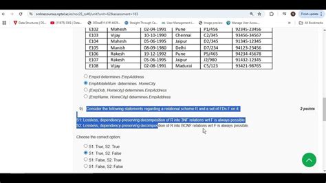 Introduction To Database System Week 7 Nptel Assignment Solution 2025 Youtube