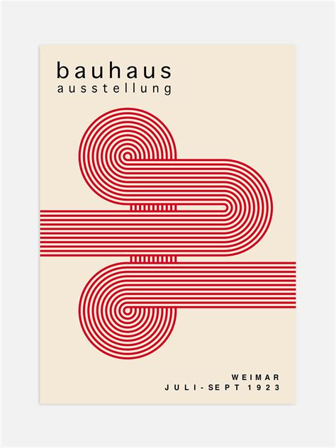 Posters Bauhaus Luxe Poster Co