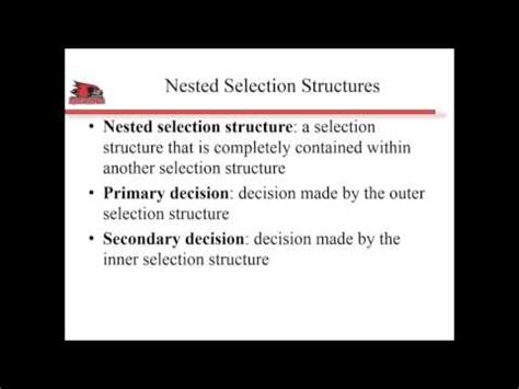 Lecture 5 Part1 Nested If Else Structures YouTube