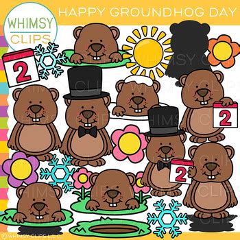 Groundhog Day Clip Art