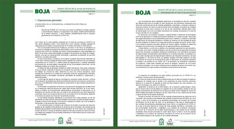 Andalucía Publica El Decreto Ley De Medidas Urgentes Frente Al Covid 19