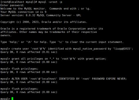 Linux Mysql